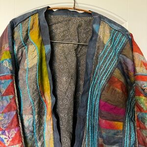 Hand Crafted | Jackets & Coats | Quilt Jacket Handmade And Hand Dye ...